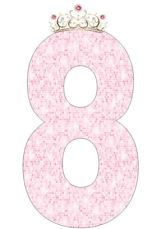 Edible image, edible wafer paper, A4 format, numbers – Naty Shop